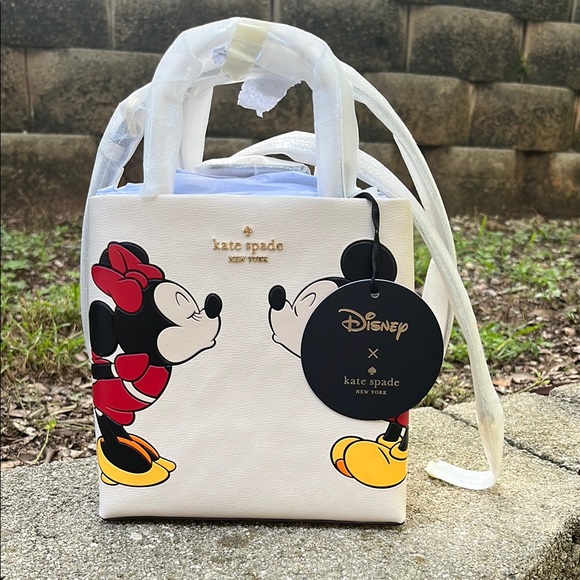 kate spade | Bags | Kate Spade X Disney White Mini Bag With Minnie And ...